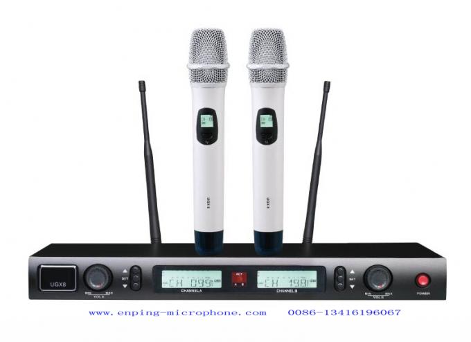 UR-24D/ HIGH QUALITY TRUE DIVERSITY UHF wireless microphone system with IR selectable frequency ...