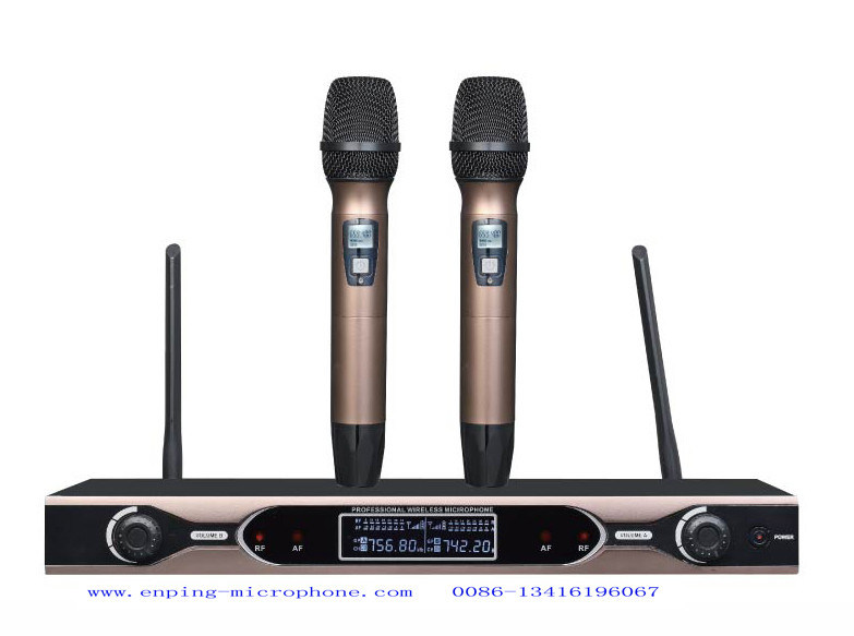 X11 fixed frequency wireless microphone system UHF Dual channel rack mountable very low price