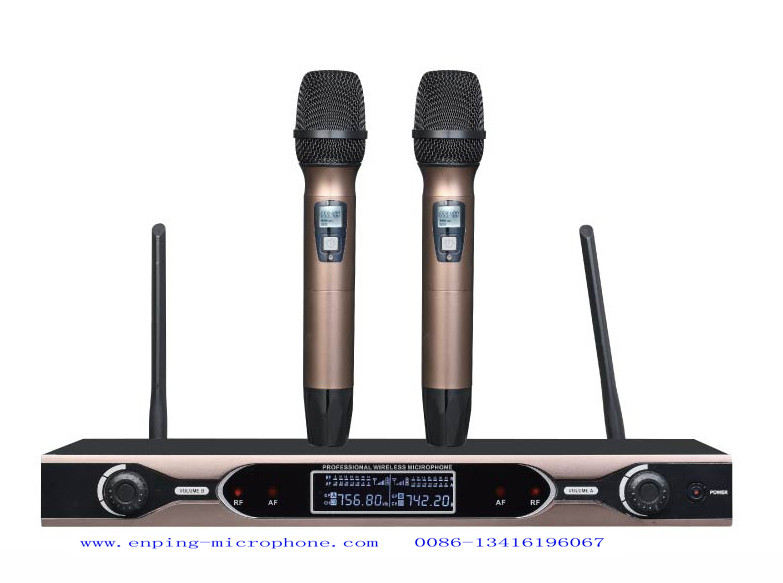 X11 fixed frequency wireless microphone system UHF Dual channel rack mountable very low price